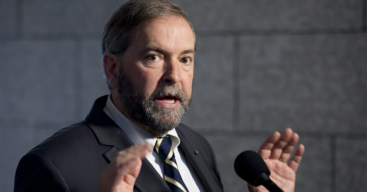Mulcair’s very bad Saturday | Liberal Party of Canada